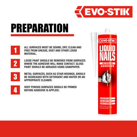 EVO-STIK Liquid Nails Interior | Liquid Nails Adhesive